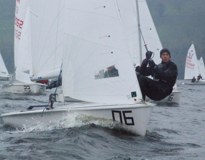 Racing on Sunday during the 420 Trials