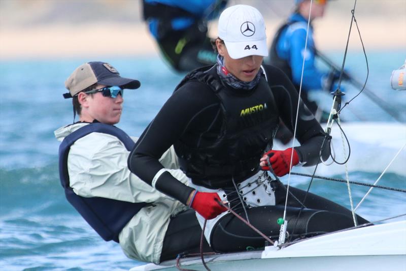William & Ethan during the 2024 RYA Youth National Championships