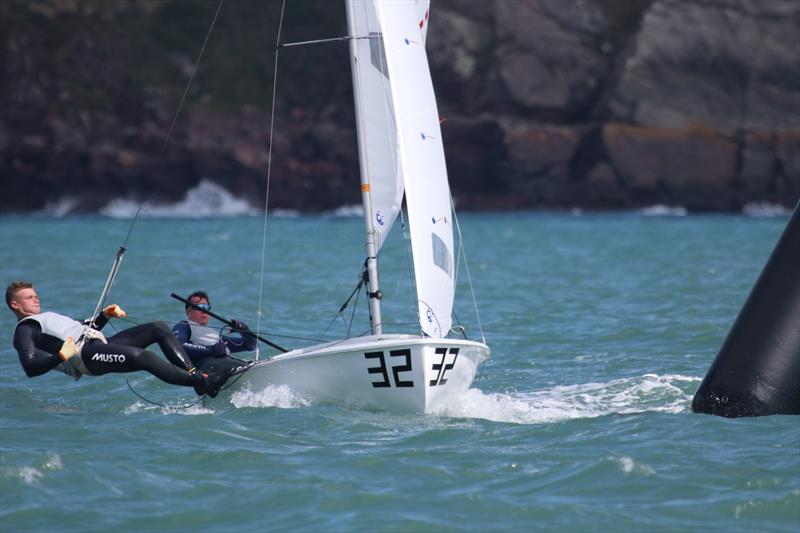 Fletcher & Cawthorne during the 420 British Nationals at Dale Yacht Club
