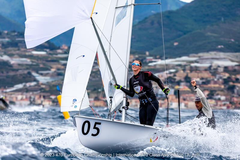 470 European Championship in San Remo, Italy - Day 3