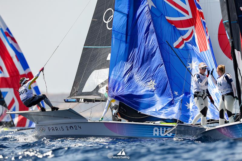 Ronja Gronblom/Veera Hokka (FIN) - 49er FX - Marseille - Paris2024 ...