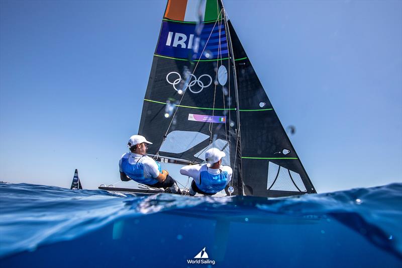 Robert Dickson/Sean Waddilove (IRL) - 49er - Marseille - Paris2024 ...