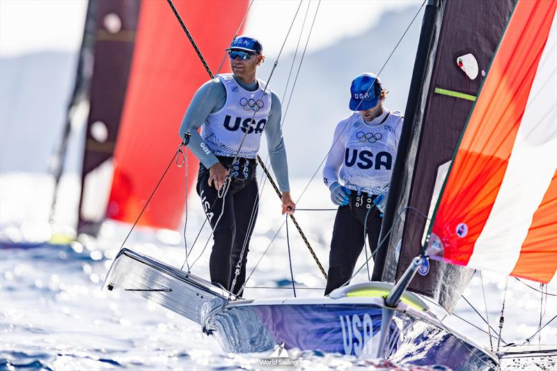 - 49er - Marseille - Paris2024 Olympic Regatta - July 30, 2024