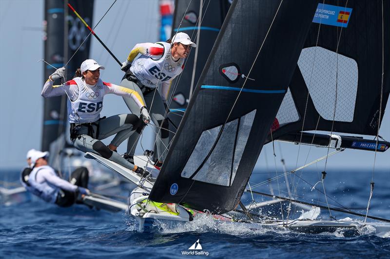 - 49er - Marseille - Paris2024 Olympic Regatta - July 30, 2024