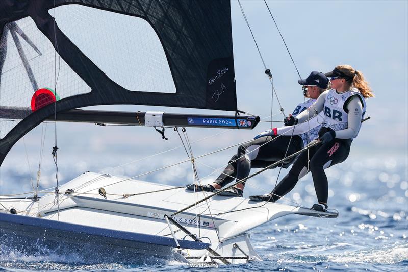 Freya Black/Saskia Tidey (GBR) - 49er - Marseille - Paris2024 Olympic ...