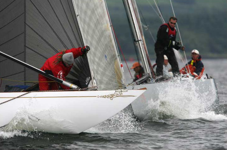More action from the 8 Metre Centennial World Championship