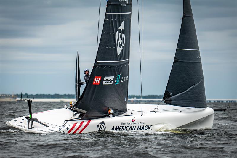 American Magic - AC40 - Day 19 - April 10, 2023 - Pensacola Bay