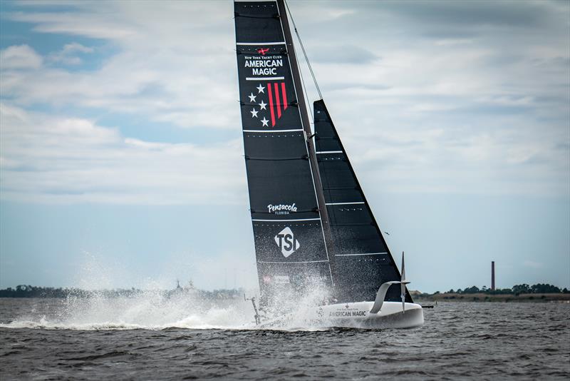 American Magic - AC40 - Day 19 - April 10, 2023 - Pensacola Bay
