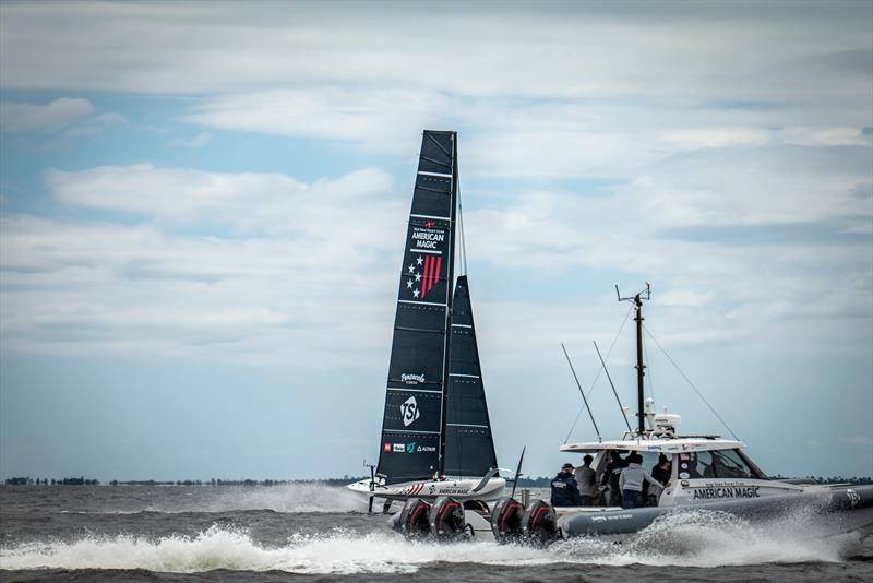 American Magic - AC40 - Day 19 - April 10, 2023 - Pensacola Bay