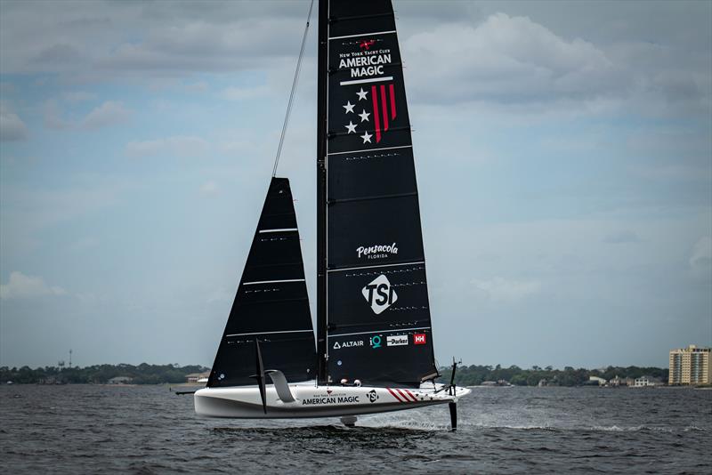 American Magic - AC40 - Day 20 - April 11, 2023 - Pensacola Bay