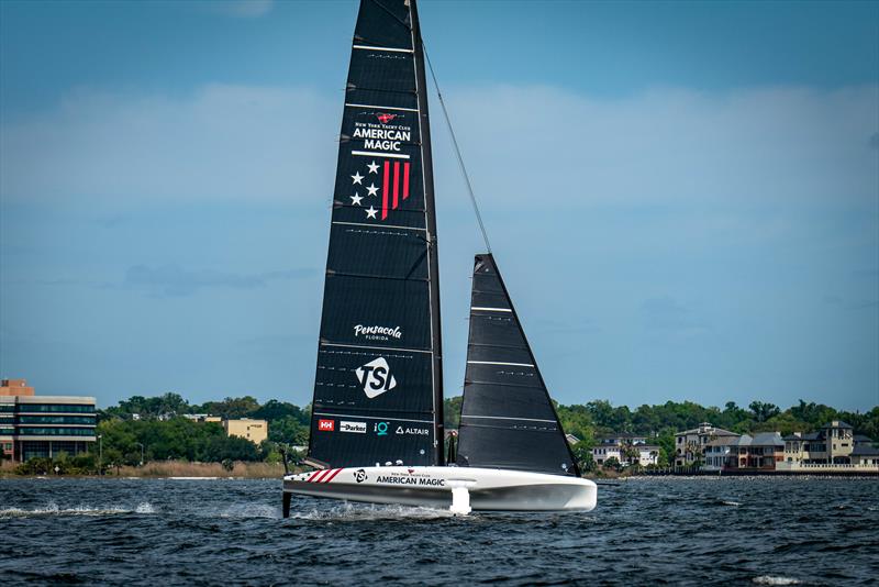 American Magic - AC40 - Day 20 - April 11, 2023 - Pensacola Bay