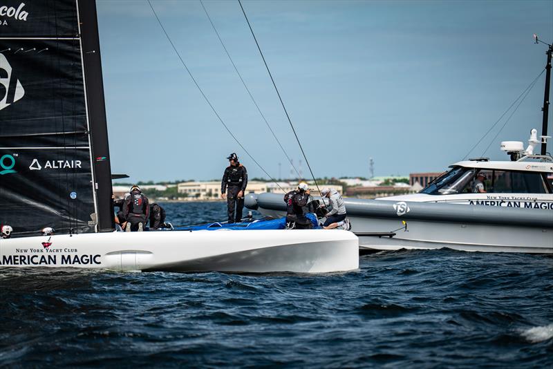American Magic - AC40 - Day 20 - April 11, 2023 - Pensacola Bay