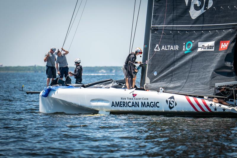 American Magic - AC40 - Day 23 - April 18, 2023 - Pensacola Bay