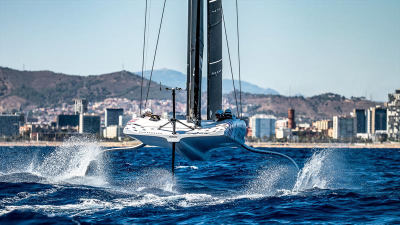 NYYC American Magic - LEQ12/AC40s - Day 47 - August 4 , 2023 - Barcelona
