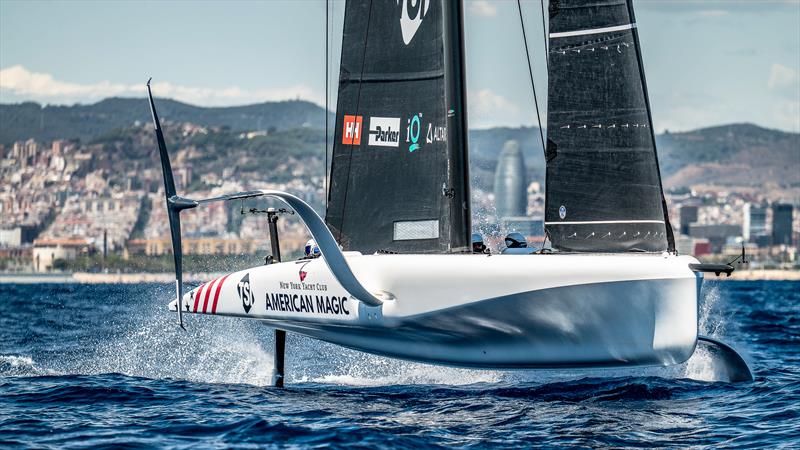 NYYC American Magic - LEQ12/AC40s - Day 47 - August 4 , 2023 - Barcelona