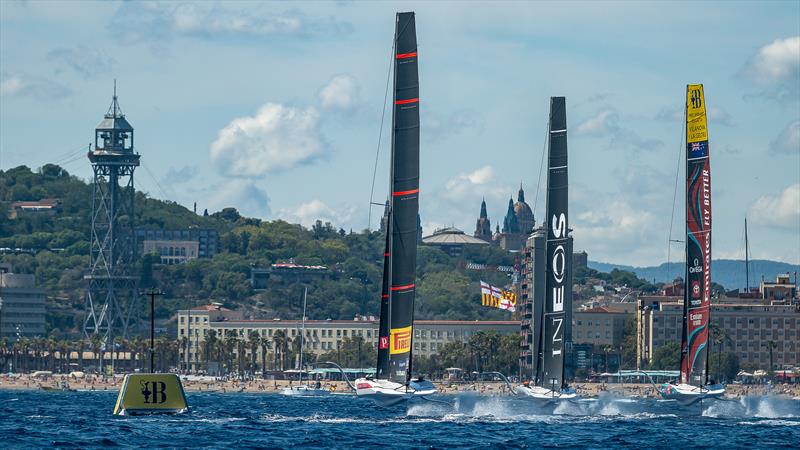 Luna Rossa, INEOS Britannia. and Emirates New Zealand - AC40 ...
