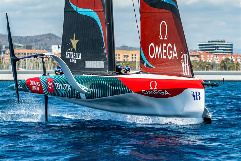Emirates New Zealand - AC40 - Barcelona - September 1, 2023