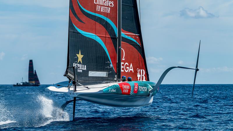 Emirates New Zealand - AC40 - Barcelona - September 1, 2023