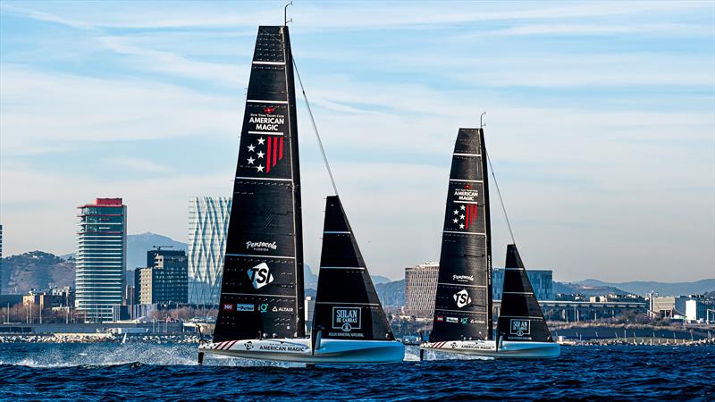 American Magic - AC40 - Day 87 - February 5, 2024 - Barcelona