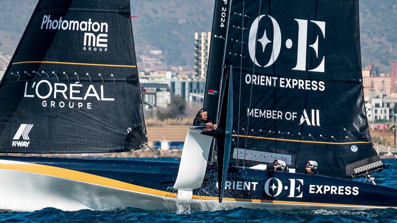 Orient Express Racing Team - AC40 - Day 3 - February 5, 2024 - Barcelona