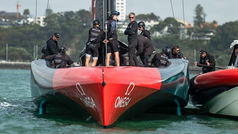 Emirates Team New Zealand - AC75 - Day 13 - April 19, 2023 - Hauraki Gulf
