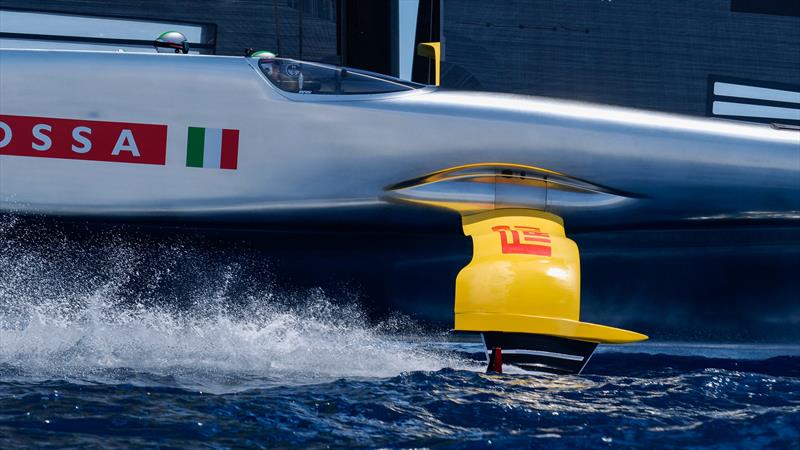 Luna Rossa - wing foil spike - AC75 - June 22, 2024 - Barcelona