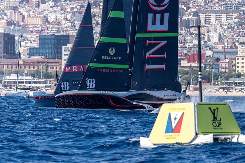 Drama on fifth day of Louis Vuitton Cup Final as British and Italians ...