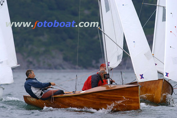 Racing on the first day of the Albacore nationals at Looe