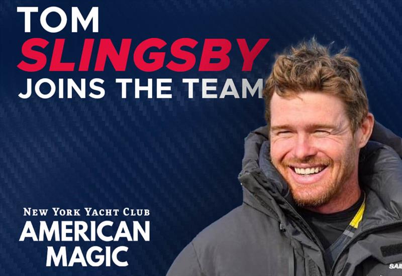 Tom Slingsby (AUS/USA) signs for NYYC/American Magic for AC37