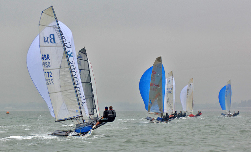 Severe weather conditions for the B14 nationals at Brightlingsea