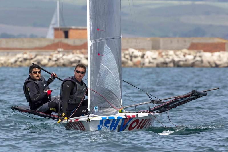 B14 TT Round 3 at the 2022 Weymouth Skiff Open