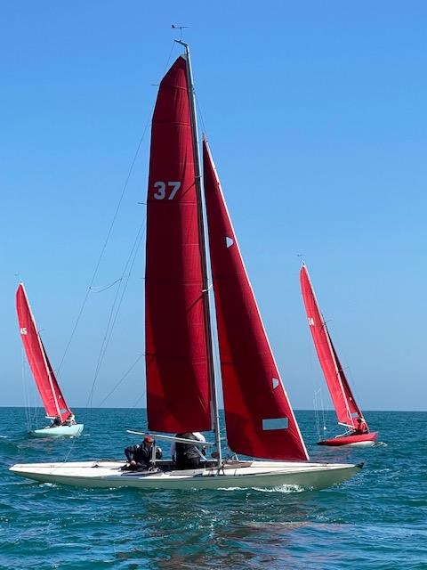 Light wind Bembridge Redwing racing over the weekend