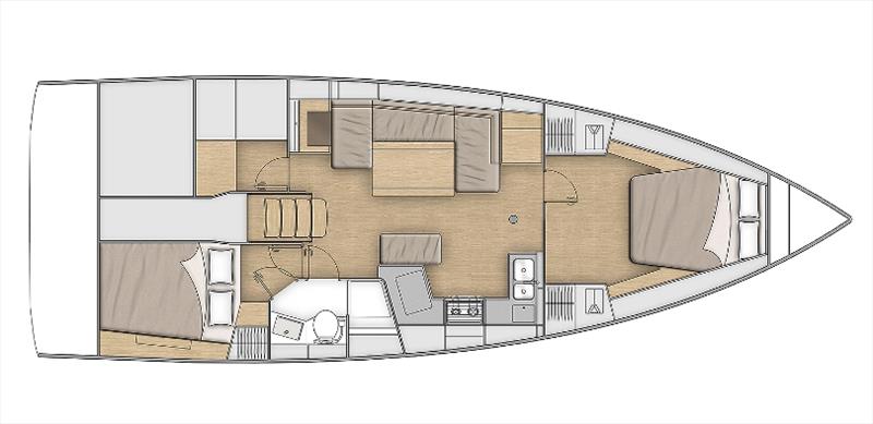 Oceanis 40.1 layout