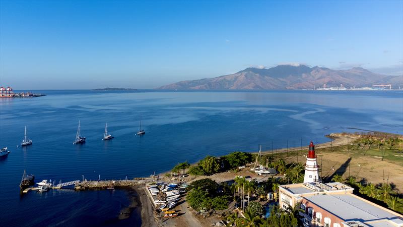 BPI Subic Regatta. The Lighthouse, Subic Bay, and Grande Island in the ...