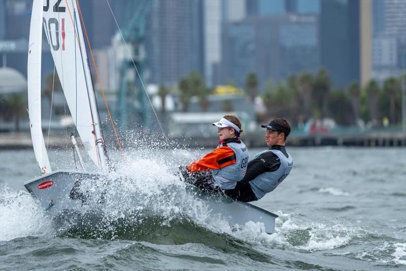 British Cadet Team at the Cadet Worlds in Melbourne - Day 2