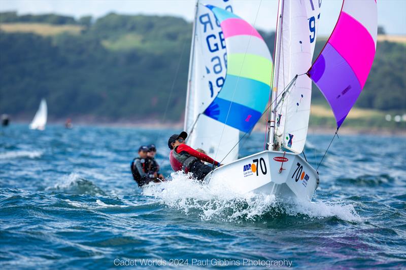 ABP Cadet class World Championship 2024 in Plymouth - Day 3