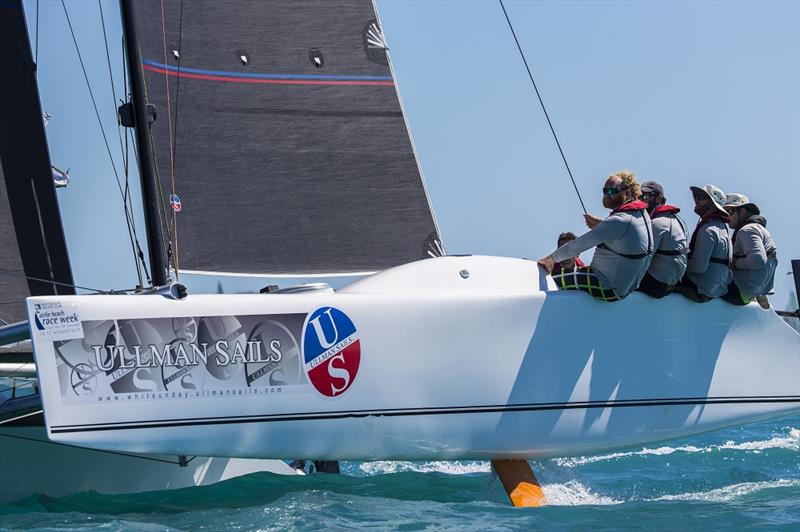 Ullman Sails crew in full flight on day 3 of Airlie Beach Race Week 2017