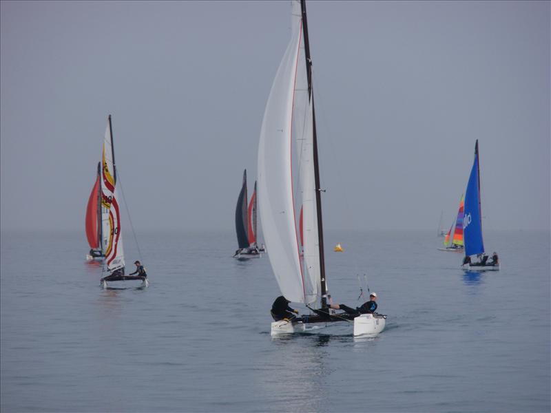 Day 1 of the Connex Spring Regatta was rather windless