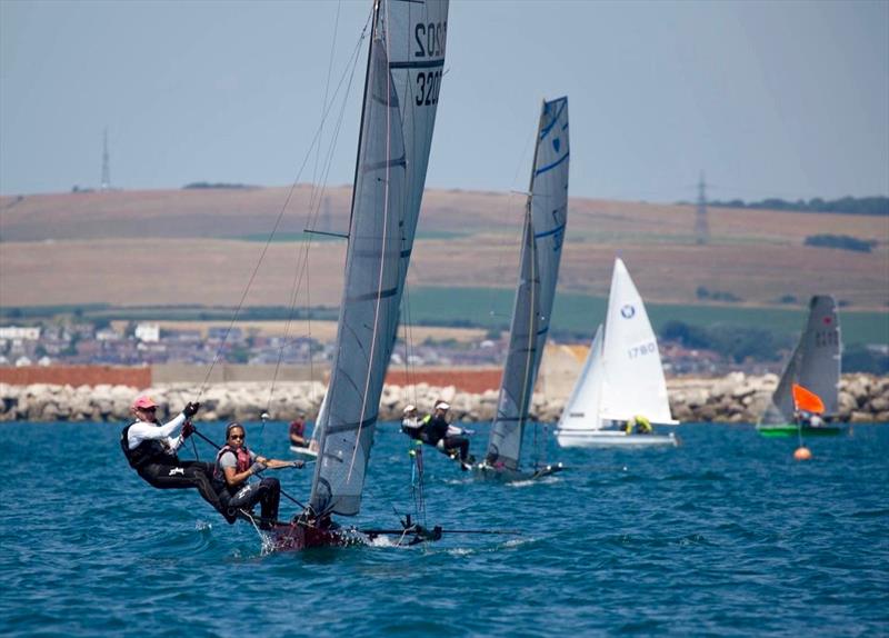 Cherubs at the Weymouth Dinghy Regatta 2018