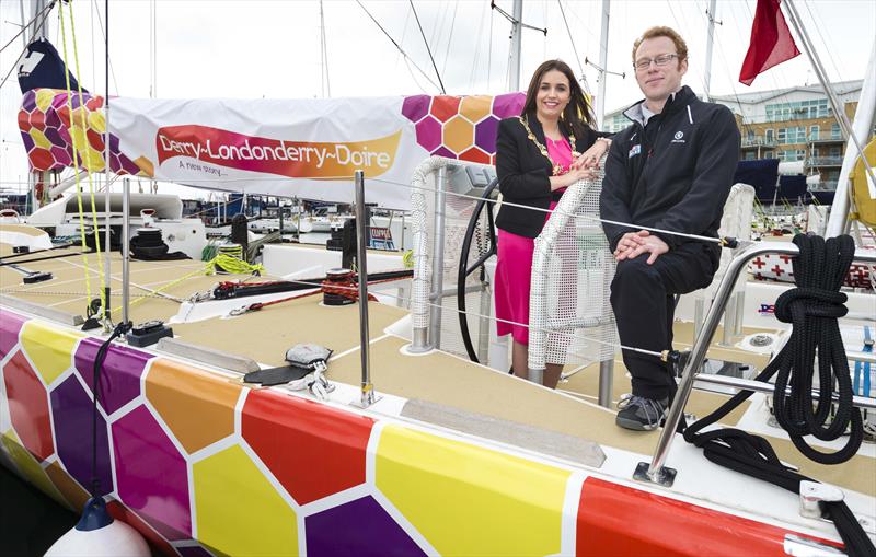 Mayor of Derry City and Strabane District Council, Elisha McCallion and ...