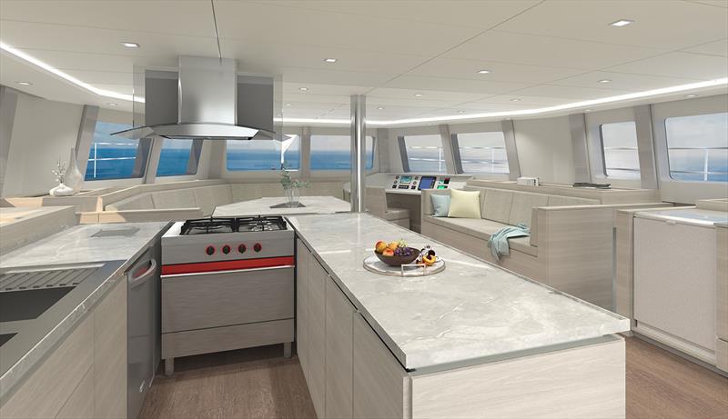 CK70 aluminium catamaran