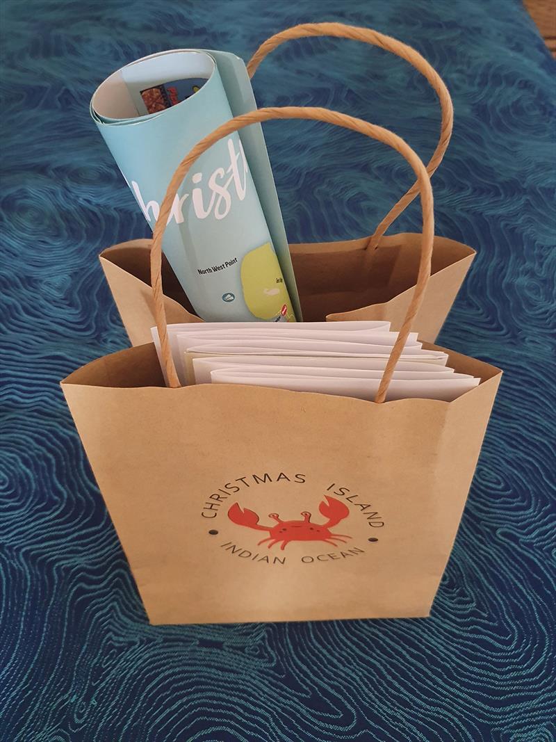 World ARC - Christmas Island arrival welcome packs
