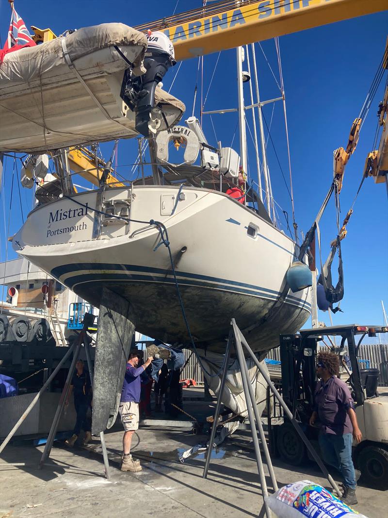 Mistral hauled out Mackay - World ARC