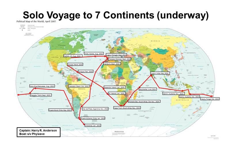 Solo Voyage to 7 Continents