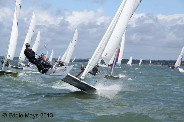 Dart 18 nationals at Netley day 1