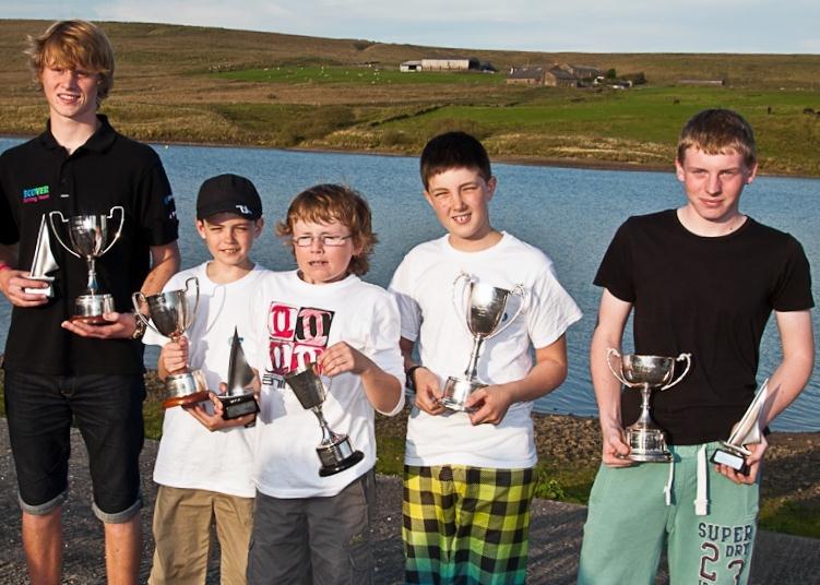 North West Junior Travellers prize winners (l to r) Reece Tomlinson ...