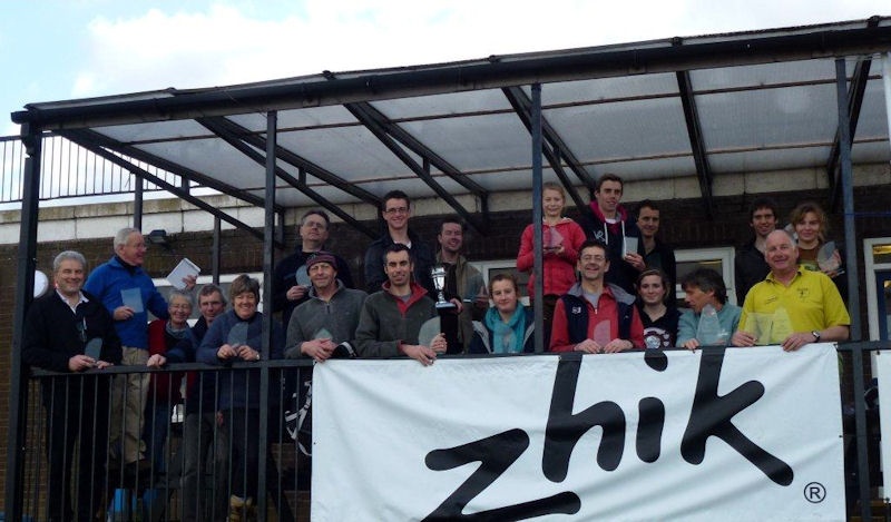 Alton Water SC Frostbite series prize winners