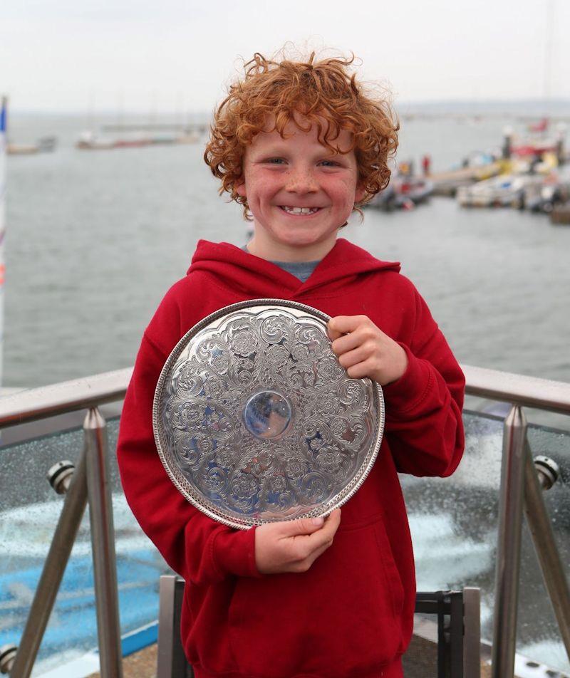 Kitt Lawrence wins the Dirk & Sally Kalis Trophy at the Royal Lymington ...