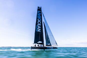 America's Cup: AC75 sails away after violent high speed nosedive