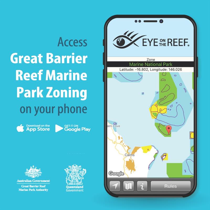 Eye on the Reef App zoning app